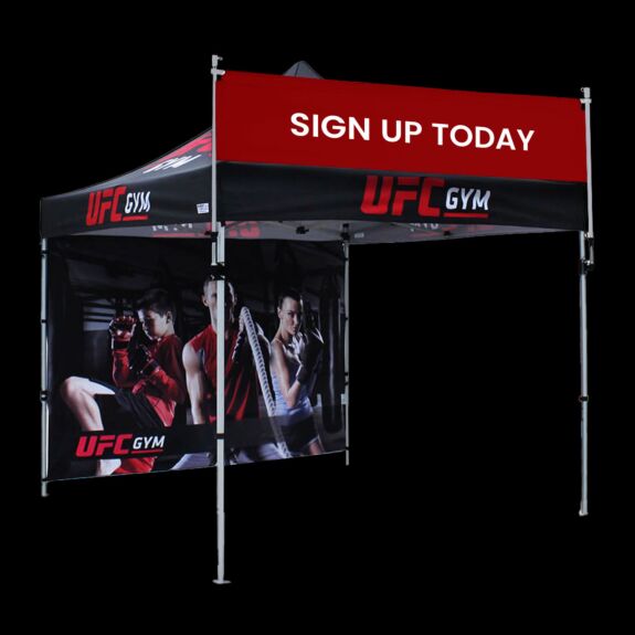Marquee Attachable Top Banner - Custom Branded